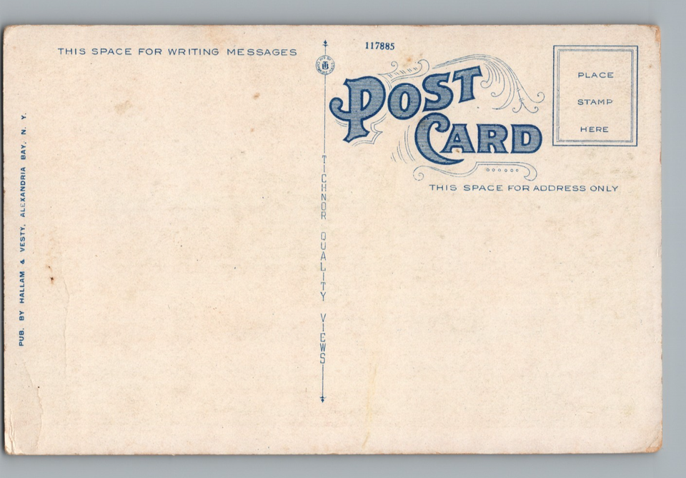 NY Thousand Islands Pullman Island Summer Estate Castle Rest Postcard ...