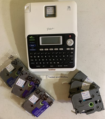 Brother Deluxe Desktop Labeler PT-2030 P-Touch Bundle W/3 New Tapes & 4 ...
