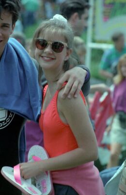 1992 KELLIE MARTIN Swimsuit Live Candid Original 35mm Photo Negative ...