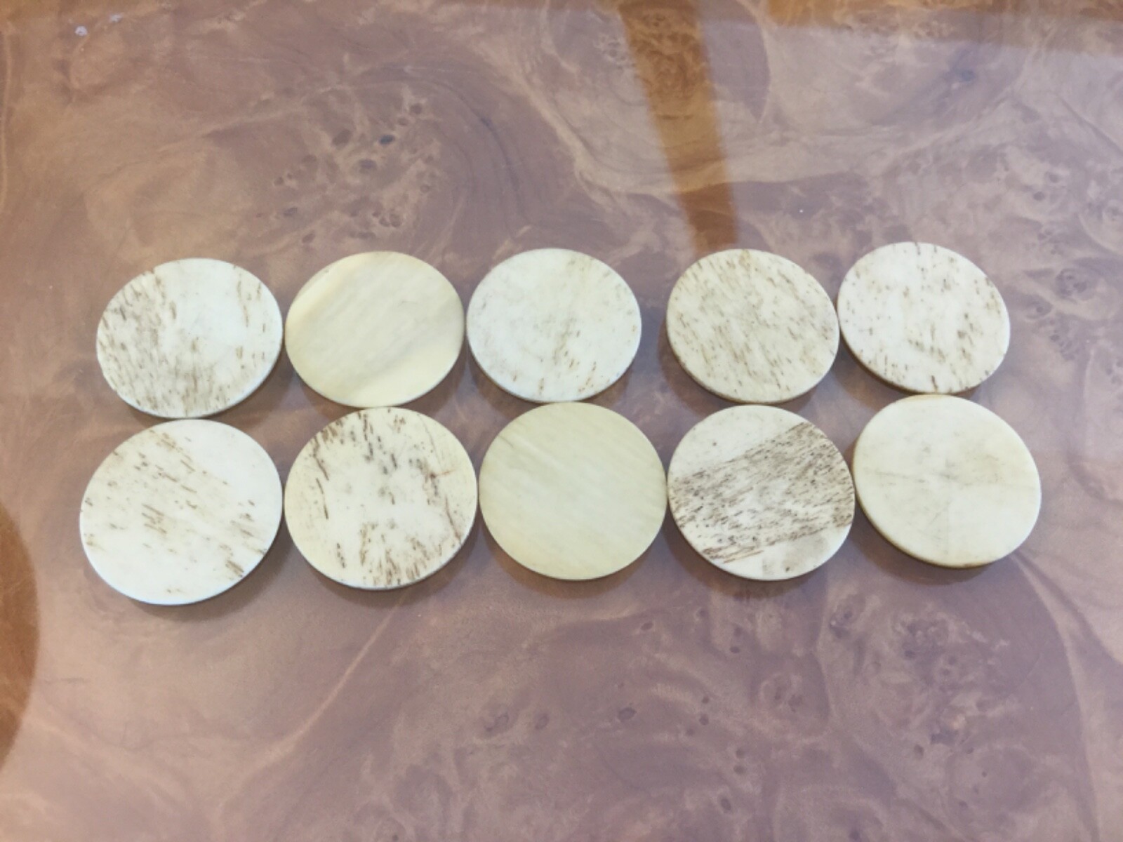 Antique bone gaming counters antique counters inlay repairs | eBay UK