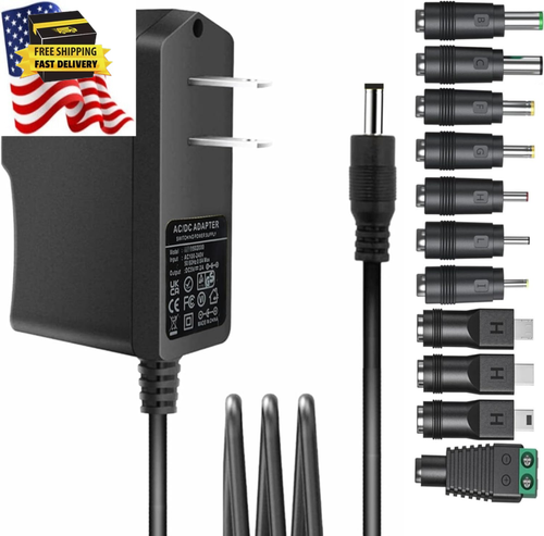 Universal 5V 2A Ac Adapter Power Supply 11 DC Plug Tips AC to DC5V 1.5A ...