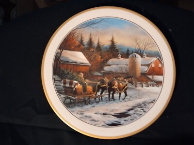 Coming Home Collector Plate Terry Redlin #7789, 1 Of 4 Hadley House | eBay