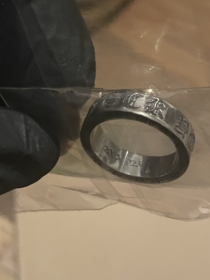 Chrome Hearts F You Ring Sizes 10, 9, and 8. 925 Silver Ring. CH Ring F ...