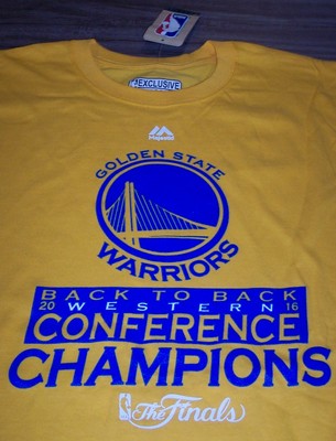 GOLDEN STATE WARRIORS BACK TO BACK NBA FINALS T-Shirt MENS 2XL XXL NEW ...