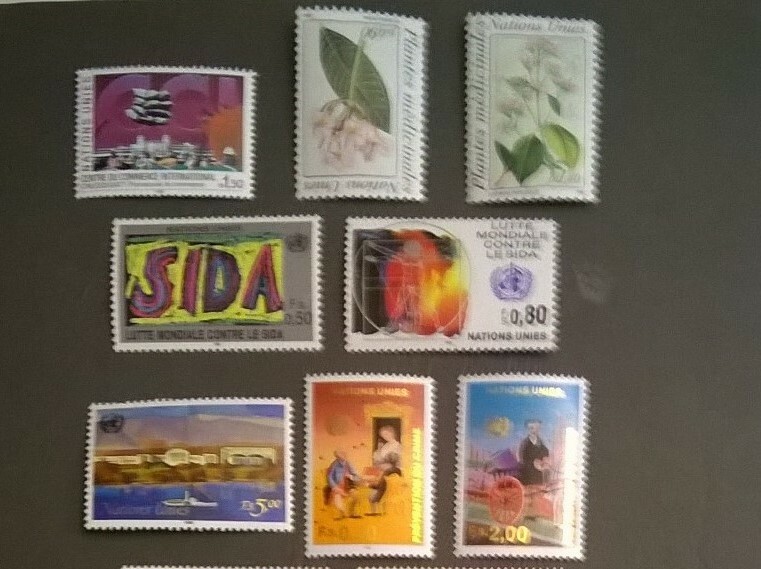 UN GENEVA 1990 Scott 182-194 MNH United Nations Complete Year ...