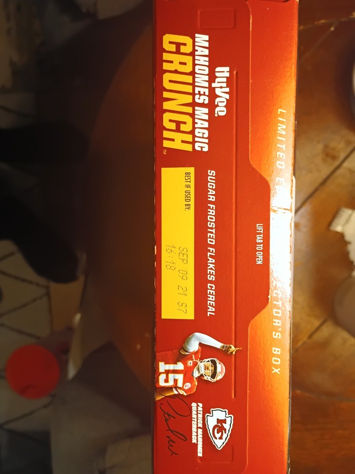 Patrick Mahomes Cereal - Hy-Vee Mahomes Magic Crunch - Kansas City ...