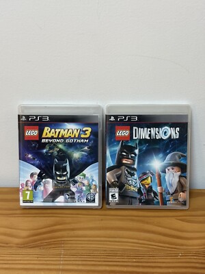 PS3 Lego Games Lot - Lego Batman 3 Beyond Gotham & Lego Dimensions ...