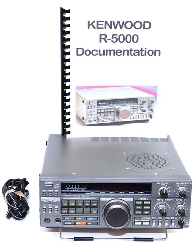 KENWOOD R-5000 LW MW SHORTWAVE AM SSB CW RADIO RECEIVER .100 - 30 MHZ ...