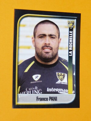 #206 FRANCO PANI STADE ROCHELAIS LA ROCHELLE PANINI RUGBY 2011 FRANCE ...