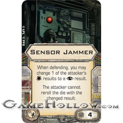 Star Wars Miniatures X-Wing Upgrade Card SENSOR JAMMER System | eBay