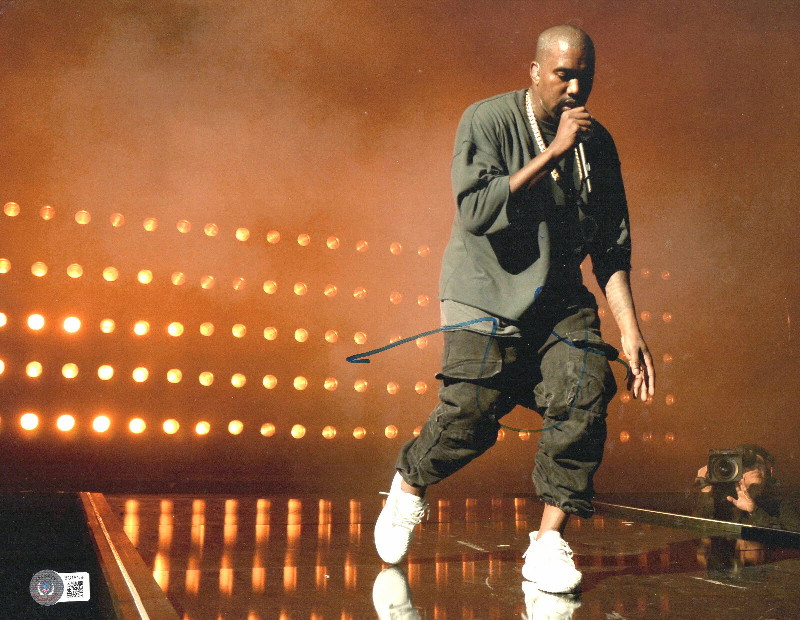 YE KANYE WEST SIGNED AUTOGRAPH 11X14 PHOTO BAS BECKETT 1 YEEZY | eBay