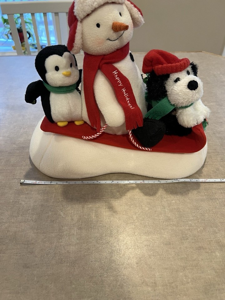 Hallmark Snow What Fun Sledders Jingle Pals Animated W/Music Christmas ...