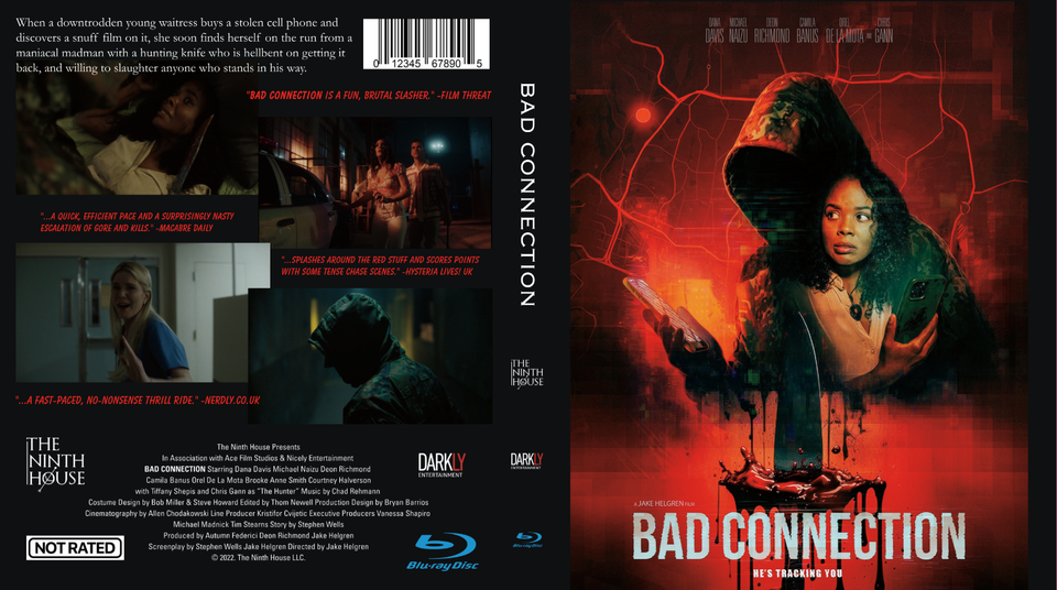 Bad Connection (2024) Gory Horror Slasher Bluray Blu-ray Tiffany Shepis ...