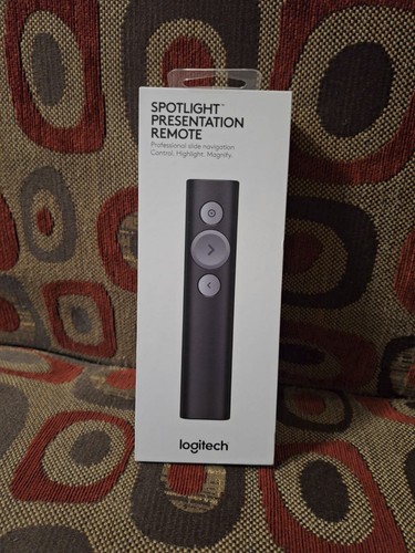 Logitech Spotlight Presentation Remote Advanced Quick Charging Black | eBay