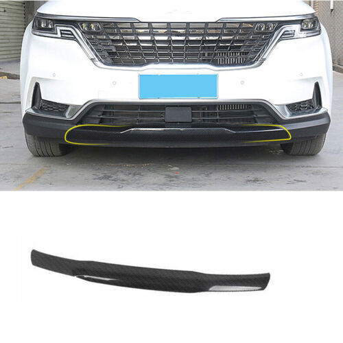 For Kia Carnival 2022-23 Carbon Fiber Front Bottom Bumper Lid Molding ...
