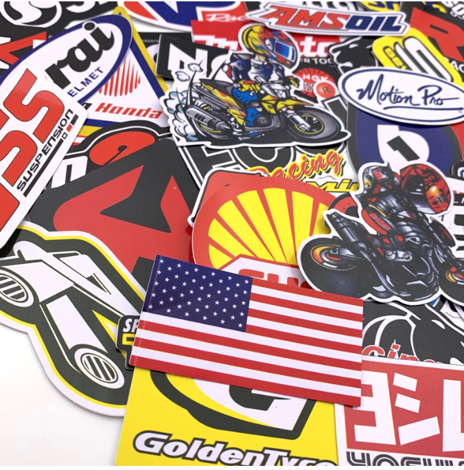 40 X Motorbike Moto GP Decal Bike Motorcycle Vinyl waterproof + durable ...