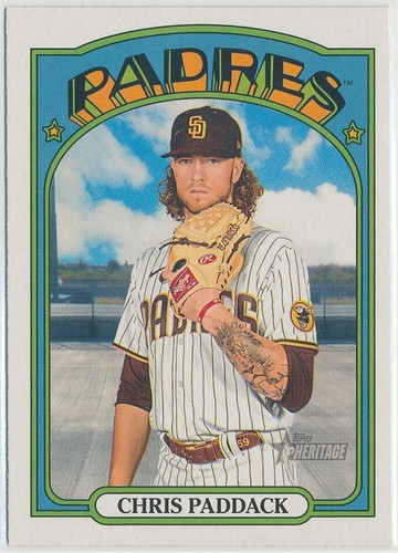 Chris Paddack - San Diego Padres - 2021 Topps Heritage #382 | eBay