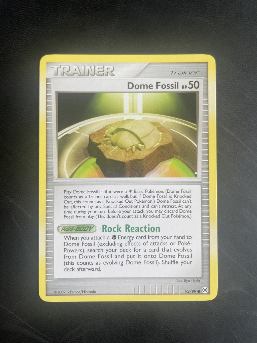 Dome Fossil Pokemon Yellow Kabutops, Omastar, Old Dome Fossil From