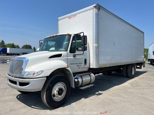 2017 International 4300 SBA 26' S/A Enclosed Box Truck Cummins ISB6.7 ...