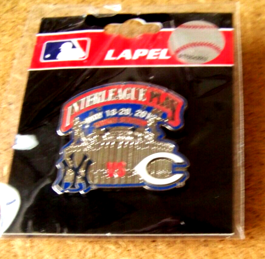 2012 NY New York Yankees vs Cincinnati Reds pin Interleague Play MLB | eBay