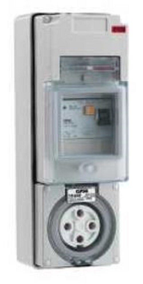 Clipsal 56-SERIES RCD PROTECTED SWITCHED SOCKET 500V 4-Pins GREY-10A ...