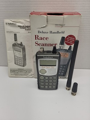 Race Track Pro Scanner 500 Channel Radio Shack 20-515 Pro-99 No Battery ...