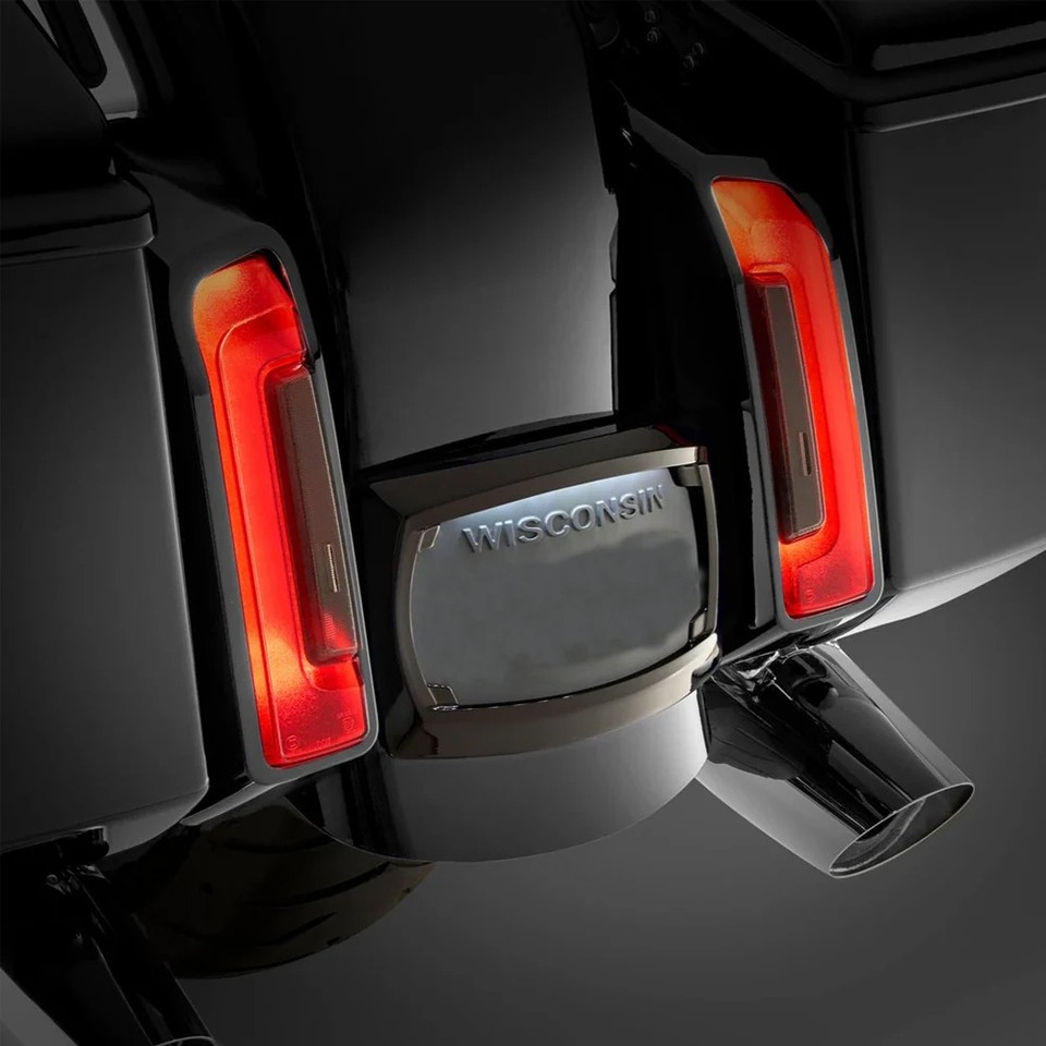 For CVO Road Glide FLTRXSE 23 up Curved License Plate Frame Relocation ...