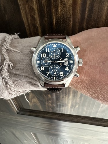 IWC Pilot's Double Chronograph Le Petit Prince Watch IW371807 “Rare ...
