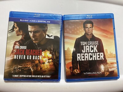 Lot Of Jack Reacher And Jack Reacher Never Go Back 2 Movies | eBay