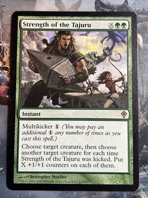 1x Strength of the Tajuru Worldwake LP MTG Magic The Gathering x1 MKE ...