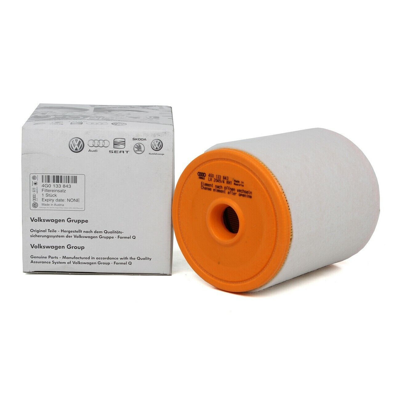 GENUINE Audi air filter A6 (4G C7) 1.8TFSI 2.0TFSI 2.0TDI 4G0133843K | eBay