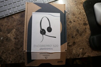 Genuine Plantronics EncorePro HW520 Black Headset MPN 783P5AA New Open ...