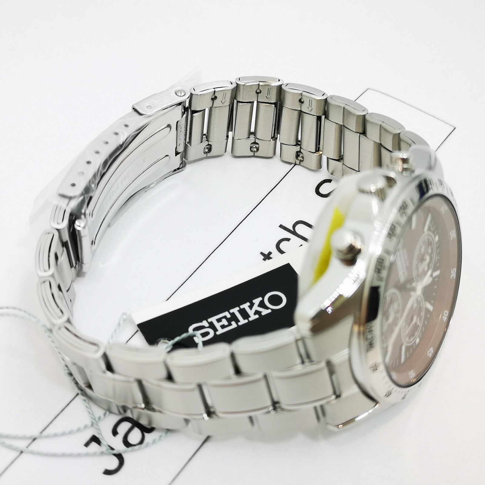 SEIKO SEIKO SPIRIT SBTQ045 Chronograph Men's Watch 10 BAR Red New in ...