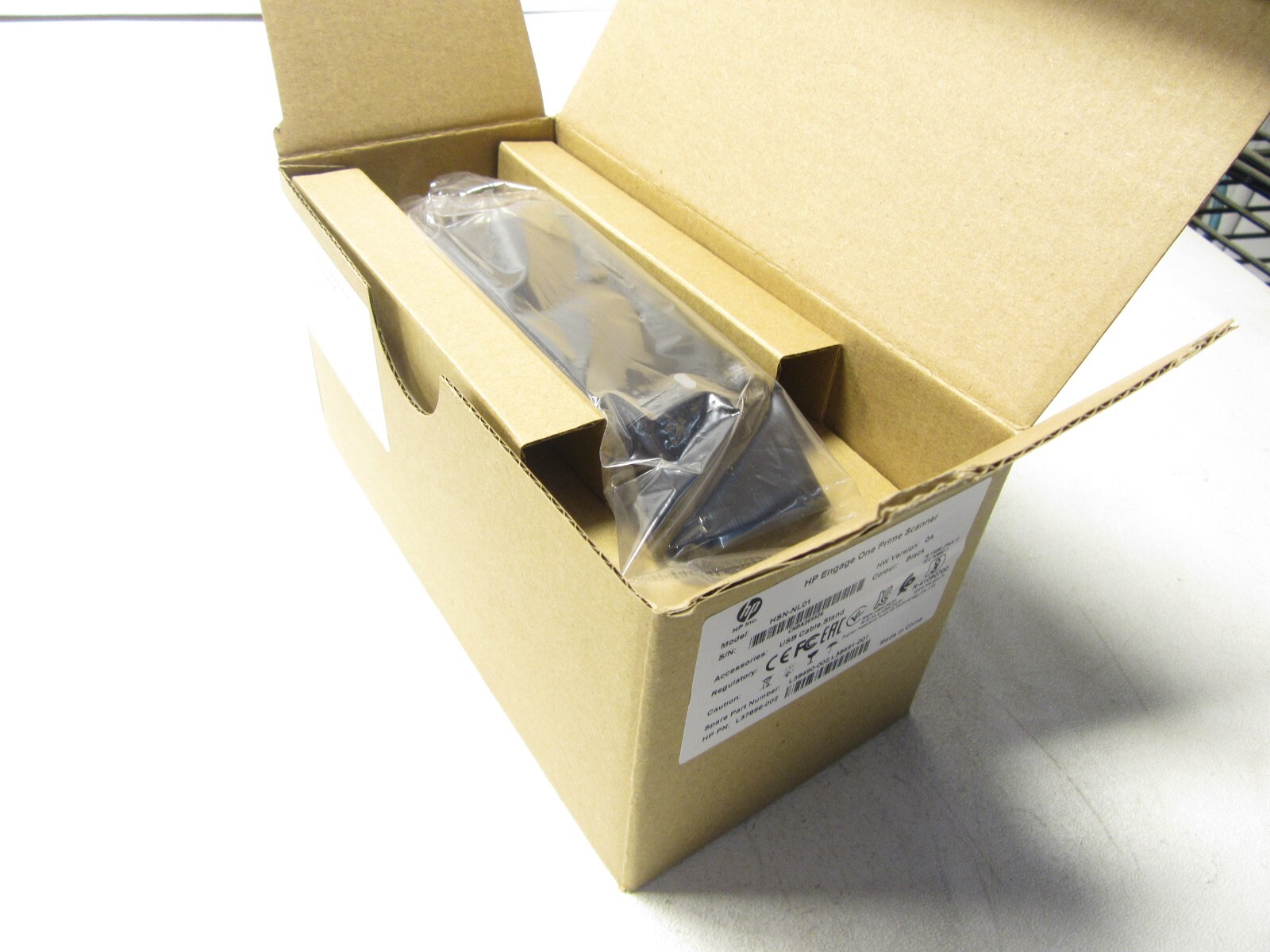 NOB HP HSN-NL01 Engage One Prime Scanner USB Cable + Stand Black L37696 ...