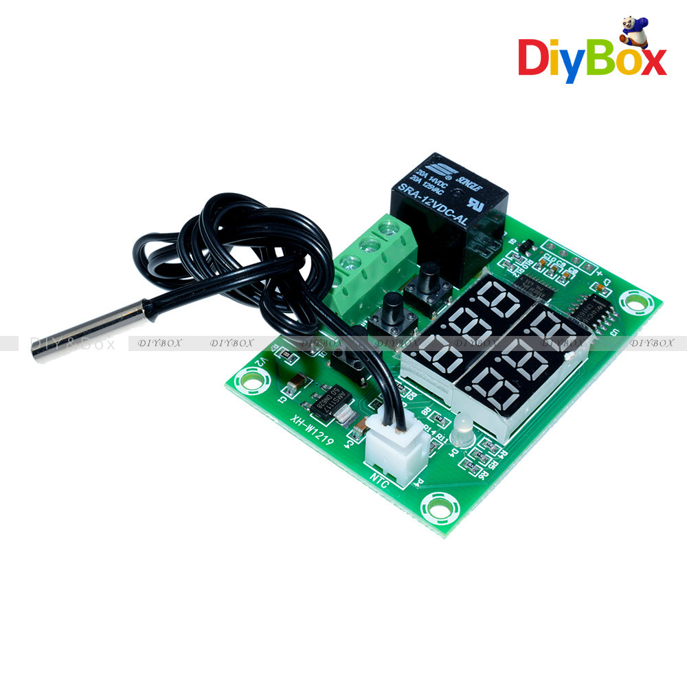 Digital Dual LED DC12V Temperature Controller Thermometer Relay Module ...
