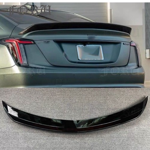 FOR 2020-2023 CADILLAC CT5 V STYLE HIGHKICK DUCKBILL GLOSS BLACK TRUNK ...