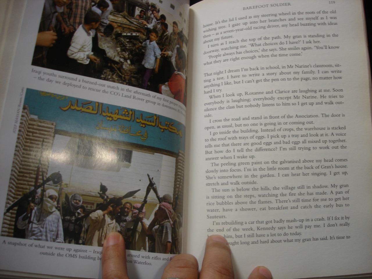 SIGNED Johnson Beharry VC Barefoot Soldier Story of Extreme Valour 1st ...