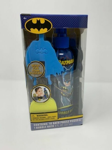 Batman Bath Set 3d Bath Puzzles and Bubble Bath DC Comics for sale ...