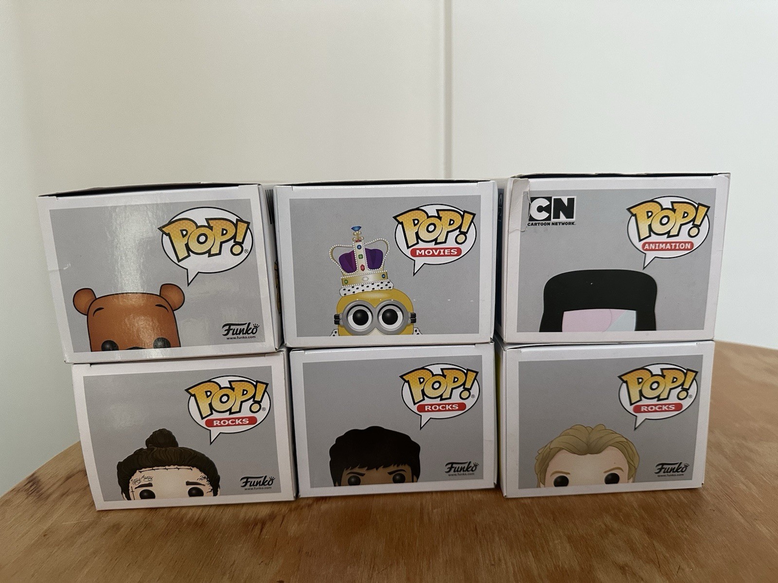 Funko Pop! Lot Of 6 Includes Famous Singers And Animated Icons | eBay