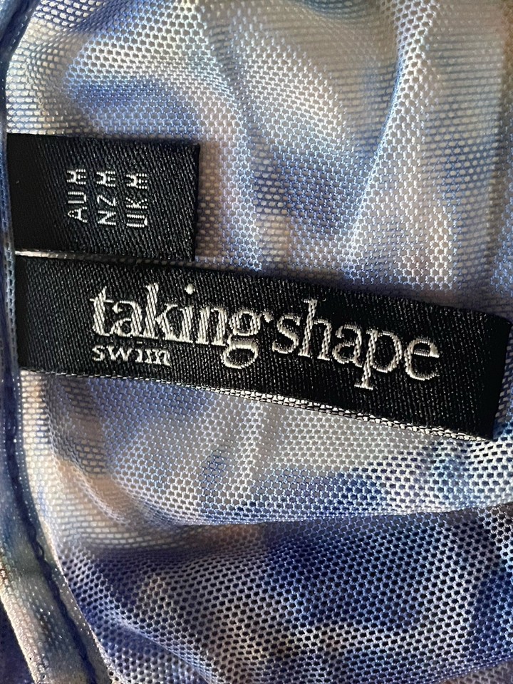 Taking Shape Swim Cover Up Kaftan Mesh Beach Top Tassels Stretch Size M ...