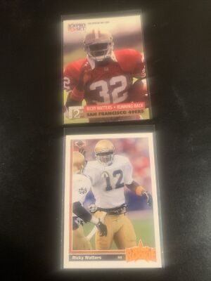 Ricky Watters 1991 rookie card lot Rc | eBay