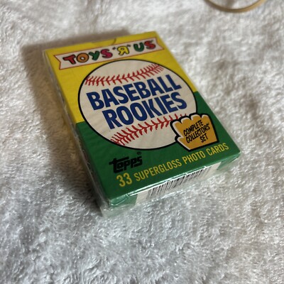 1989 TOPPS TOYS R US 33 CARD BASEBALL ROOKIES COMPLETE SET FACTORY ...