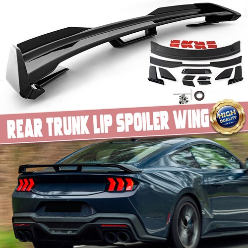 For Ford Mustang 2024+ Dark Horse Style Rear Spoiler w/Gurney Flap ...