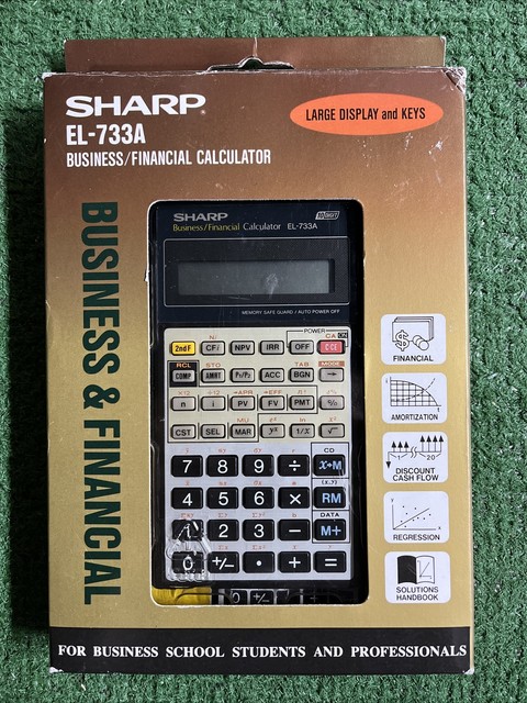 Sharp EL-733A Financial Calculator for sale online | eBay