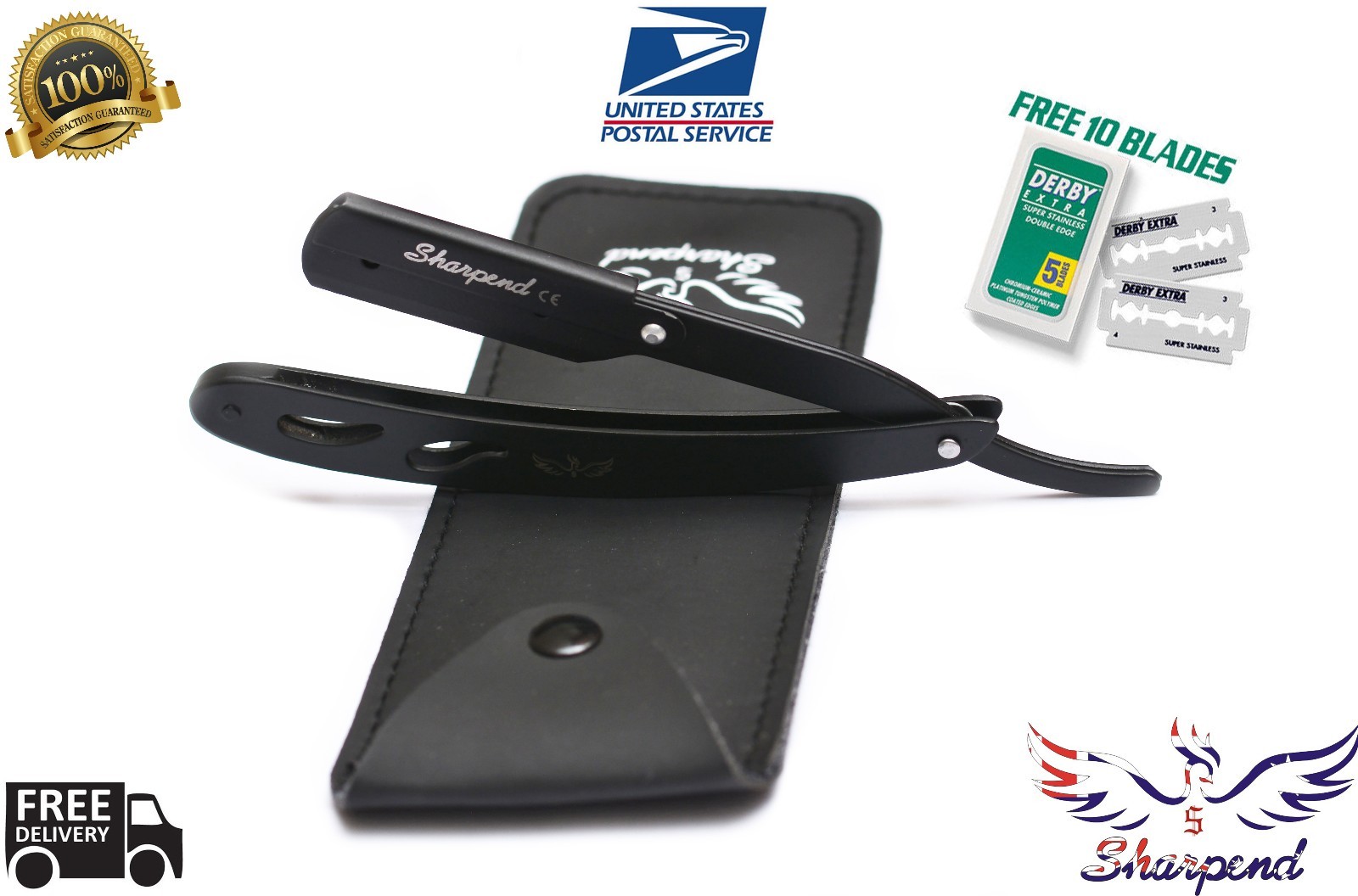 BARBER STRAIGHT CUT THROAT SALON SHAVING RAZOR SHAVETTE RASOI RASOIRS ...