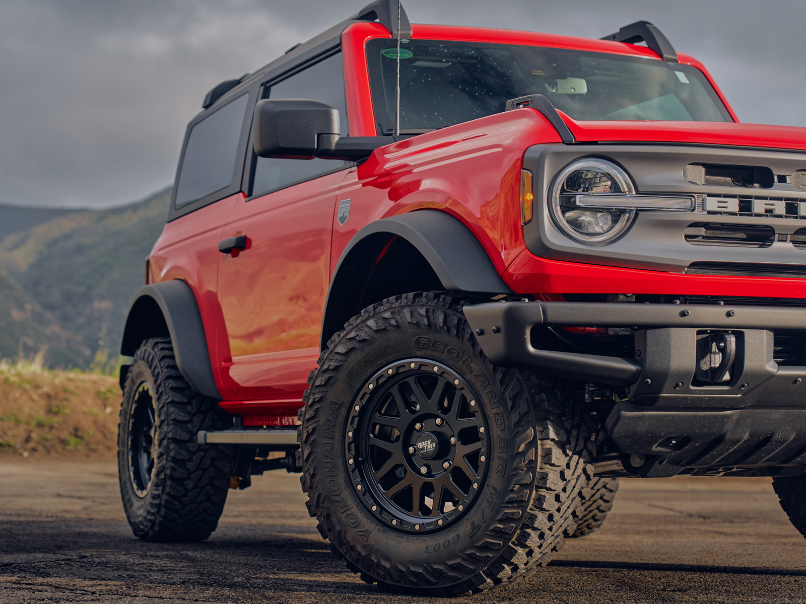 17" RockTrix RT110 17x9 +12 Black Wheel 6x139.7 6x5.5 Rim for Ford ...