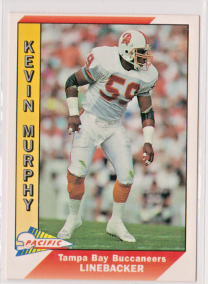 Kevin murphy Tampa Buccaneer Linebacker 1991 Pacific Card # 511 Near ...