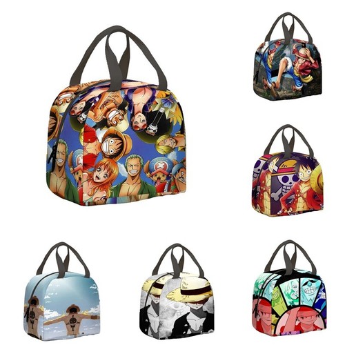 Anime One Piece Lunch Bag Insulated School Picnic Snack Box Travel ...
