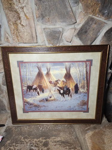 LIMITED ED JACK TERRY NATIVE AMERICAN ART Indian man & Morning Star | eBay