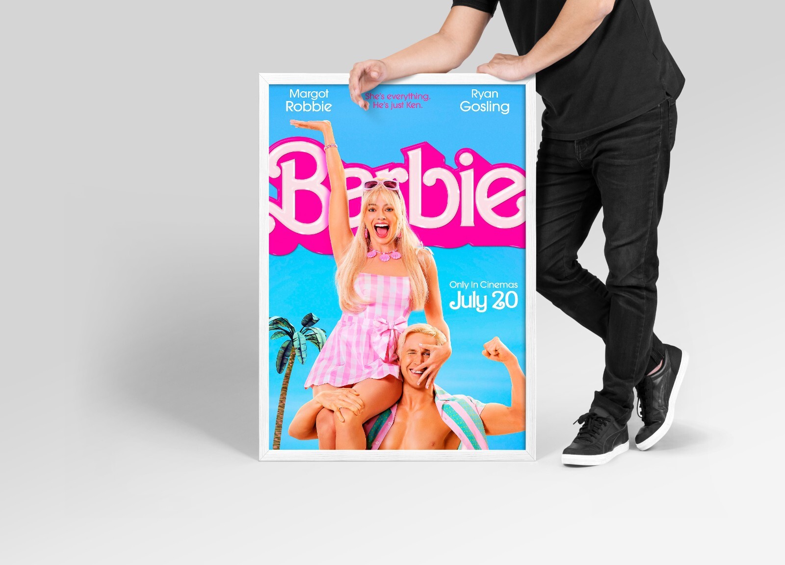 BARBIE (2023) Poster Movie Margot Robbie Ryan Gosling - 3 sizes #234 | eBay